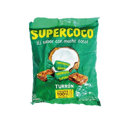 Turron SuperCoco Caja 36/ 9.66 oz - Diamond Rock Food Import
